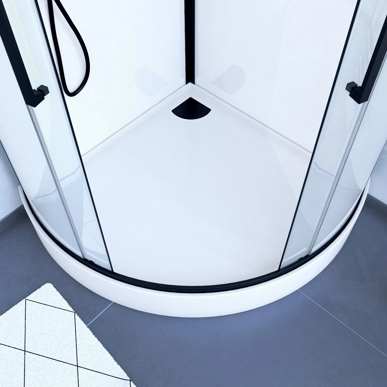 Aurlane Komplettdusche Urban 2 Runddusche 90 cm x 90 cm x 215 cm kaufen ...