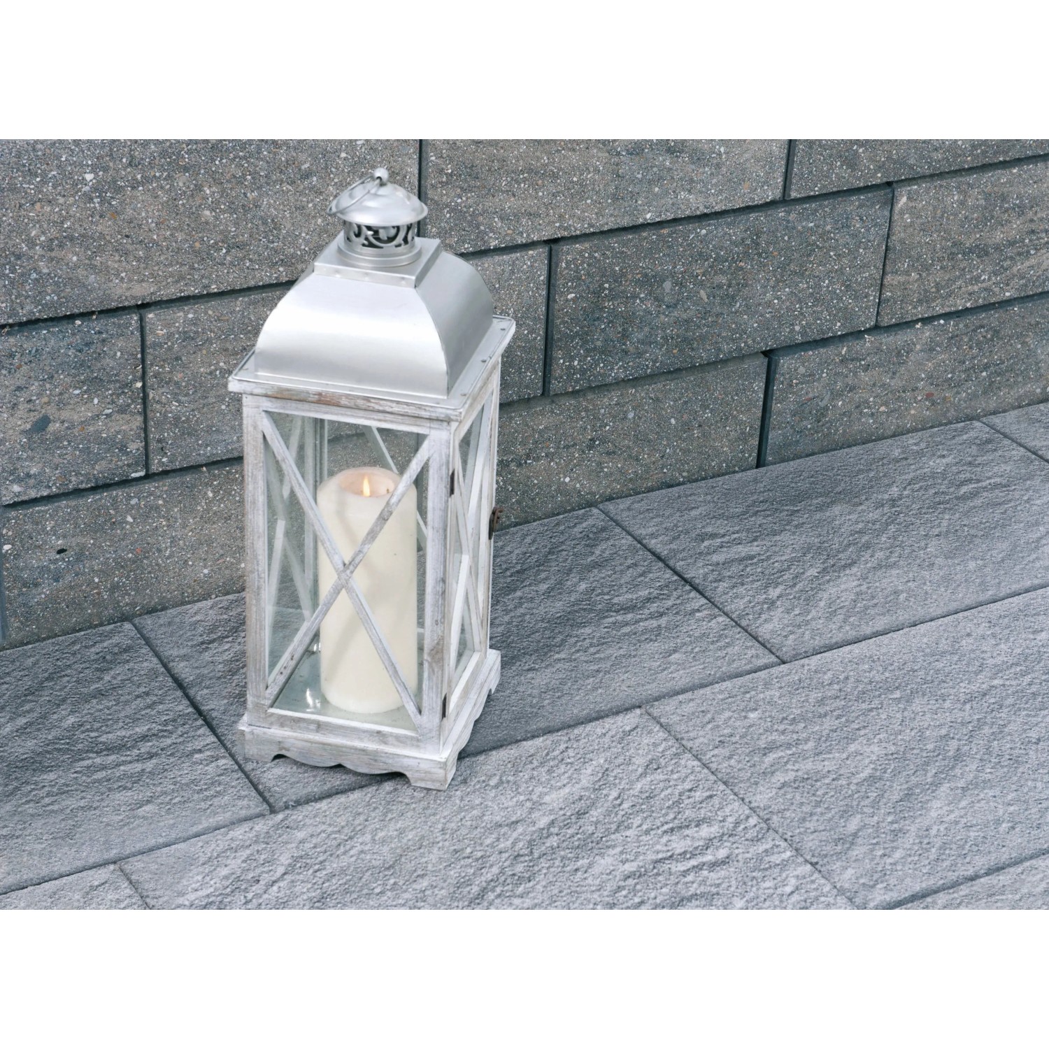 Diephaus Gartenmauerstein Lessia Quarzit 50 x 40 x 20 cm kaufen bei OBI