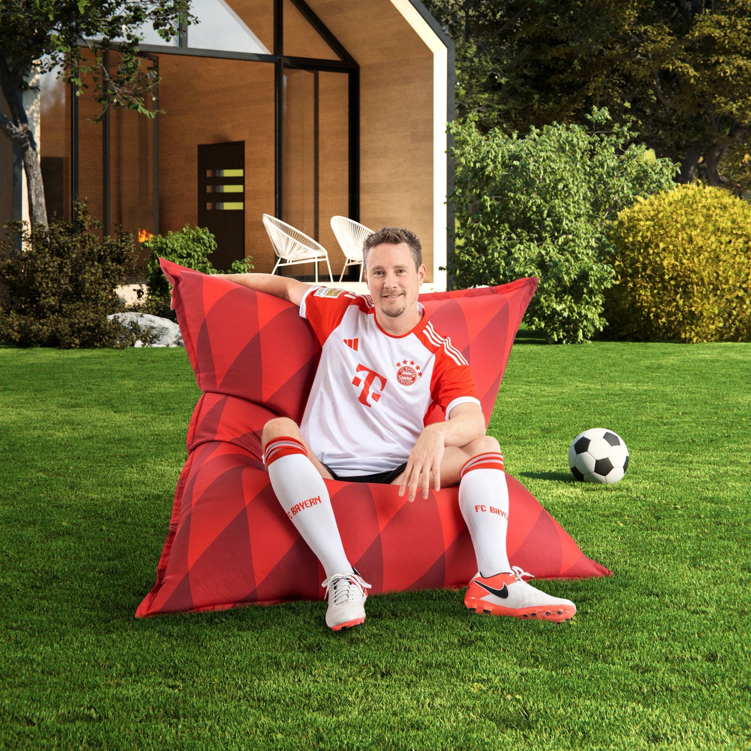 Sitting Point Sitzsack BigBag FCB VIP 380 l Rot kaufen bei OBI