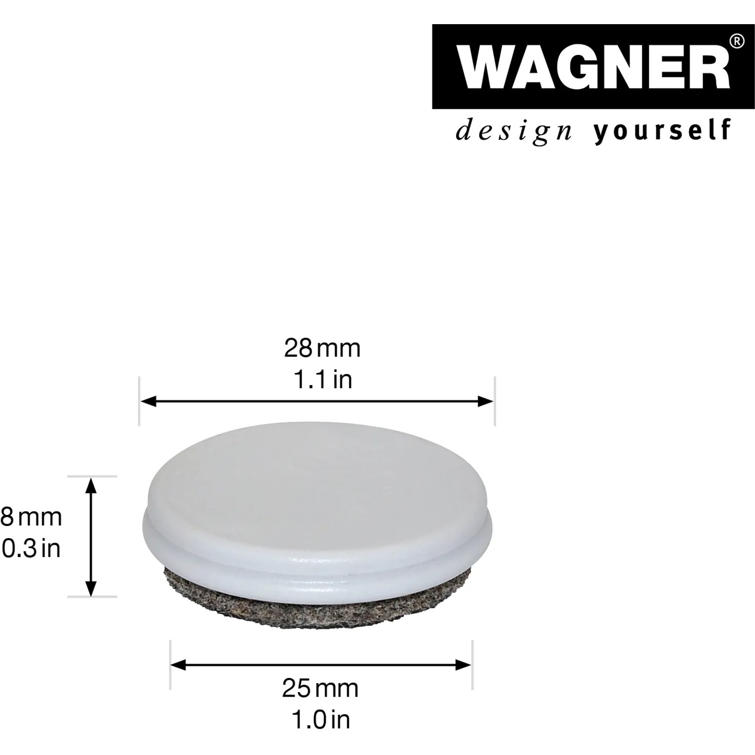 Wagner Möbelfuß Justus Lounge QuickClick 4er Set kaufen bei OBI