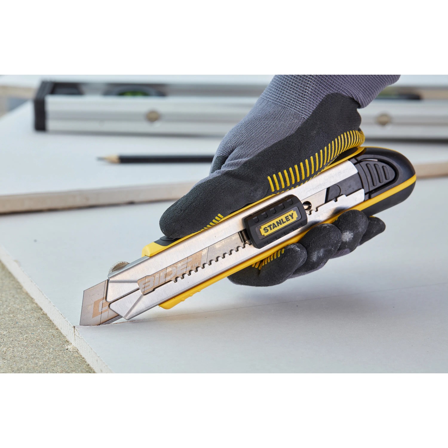 Stanley Cuttermesser FatMax™ 18 mm mit Magazin Schwarz-Gelb kaufen bei OBI