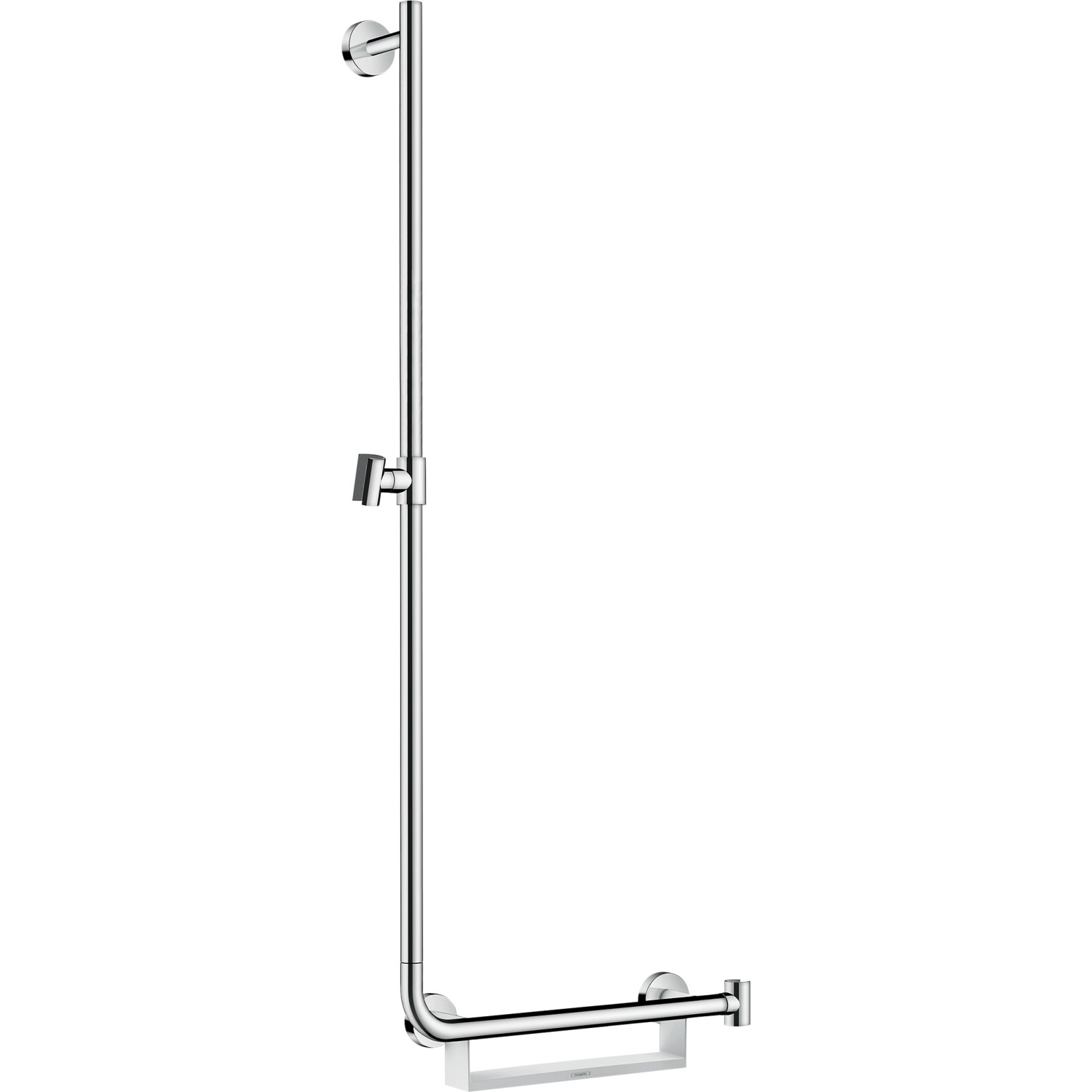 Hansgrohe Unica Brausestange Comfort 110 cm links Weiß/Chrom kaufen bei OBI
