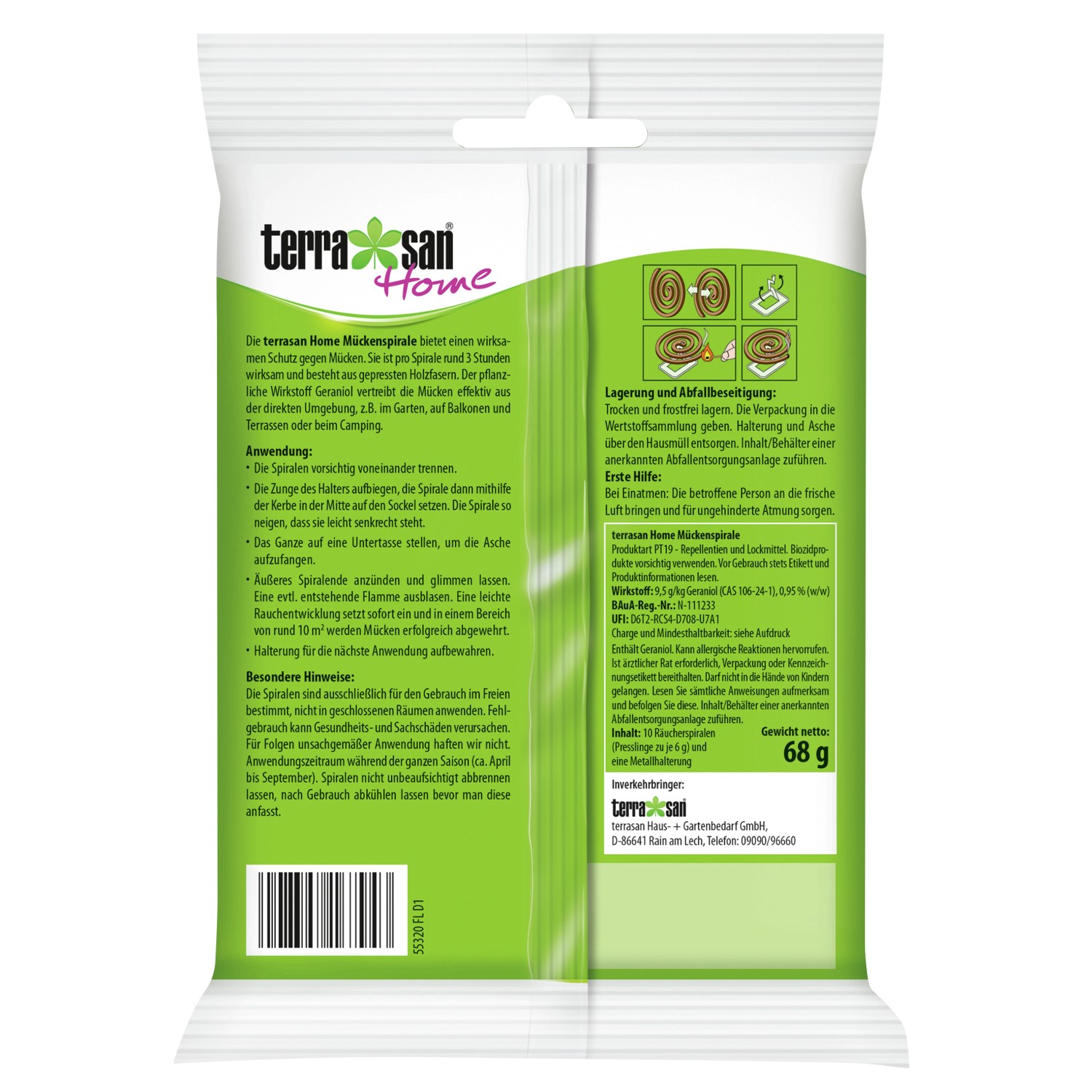 Terrasan Home Mückenspirale kaufen bei OBI