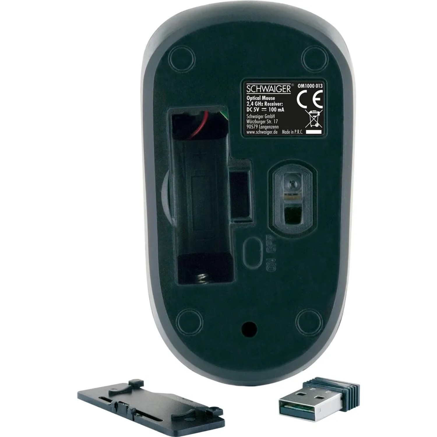 Schwaiger® PC Funkmaus Schwarz-Grau kaufen bei OBI