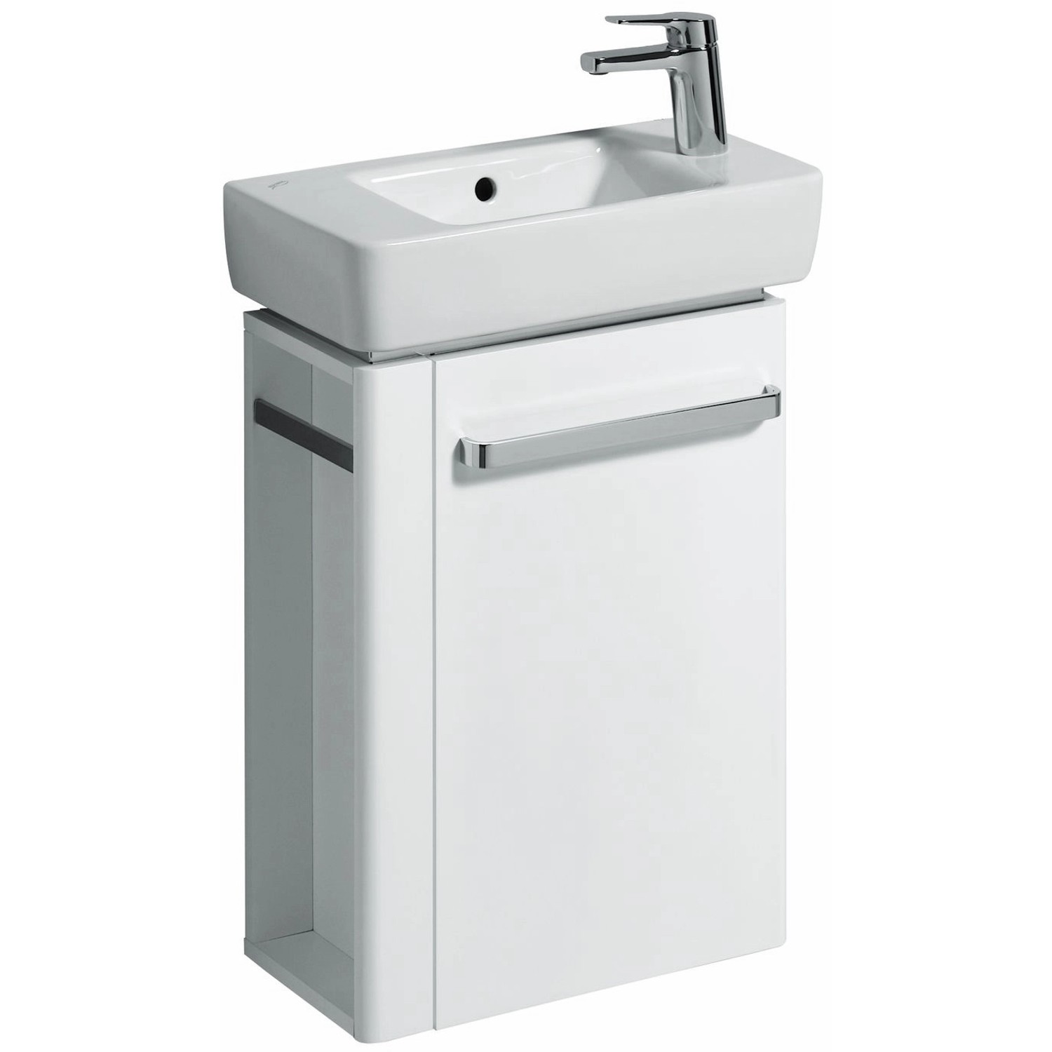 Geberit Handwaschbecken klein Renova Compact 50 cm Weiß Hahnloch kaufen ...