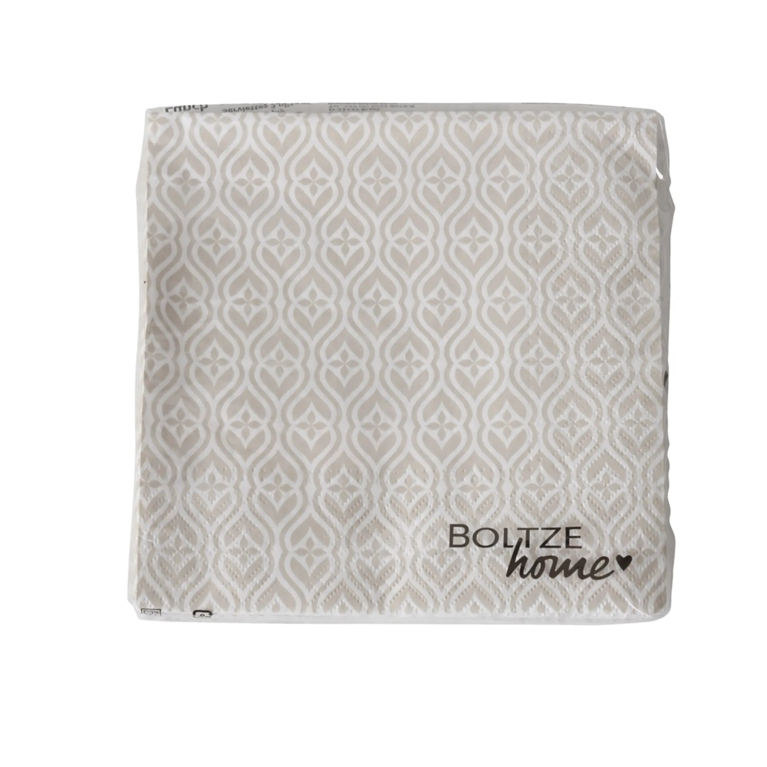 Boltze Papierservietten Estany 3-fach Sortiert 2 x 17 x 17 cm Beige ...