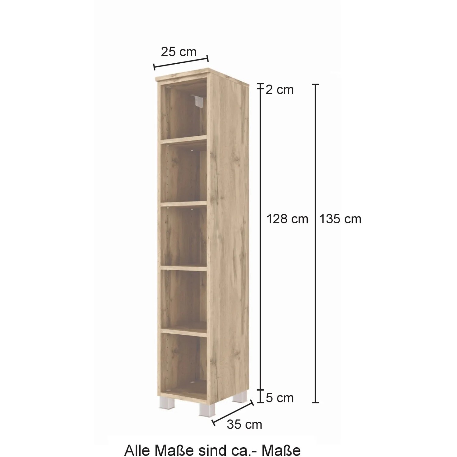 Regal 25 Cm Breit