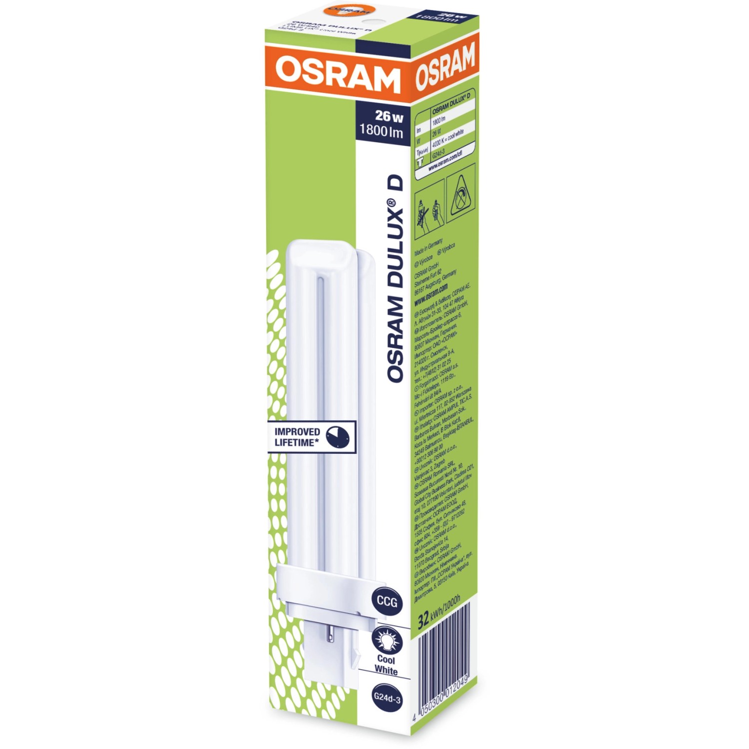 Osram Energiesparlampe G24d-3 26 W Neutralweiß 1750 lm 17,2 x 1,2 cm (H x Ø) kaufen bei OBI
