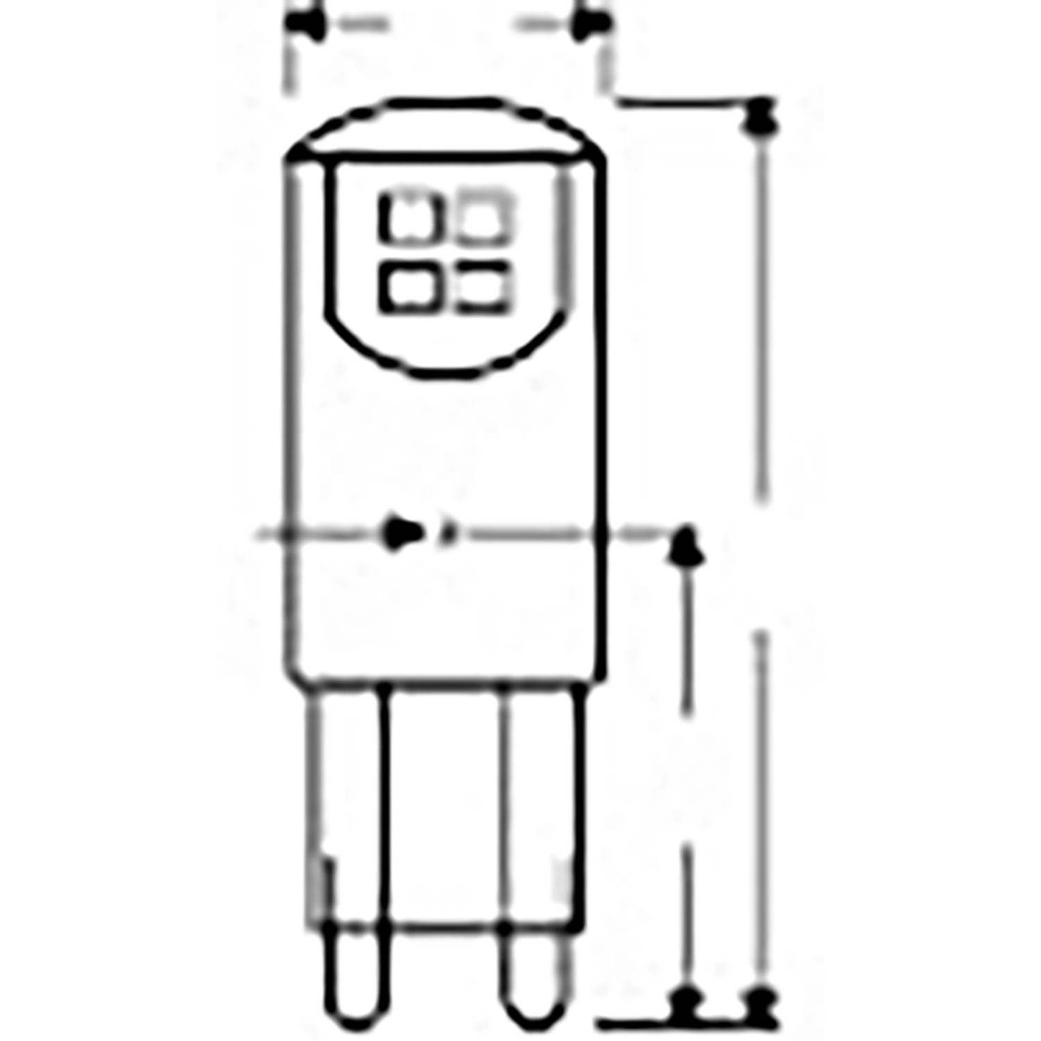 Osram LED-Leuchtmittel G9 1,9 W Warmweiß 180 lm EEK: F 4,6 x 1,5 cm (H x Ø) kaufen bei OBI