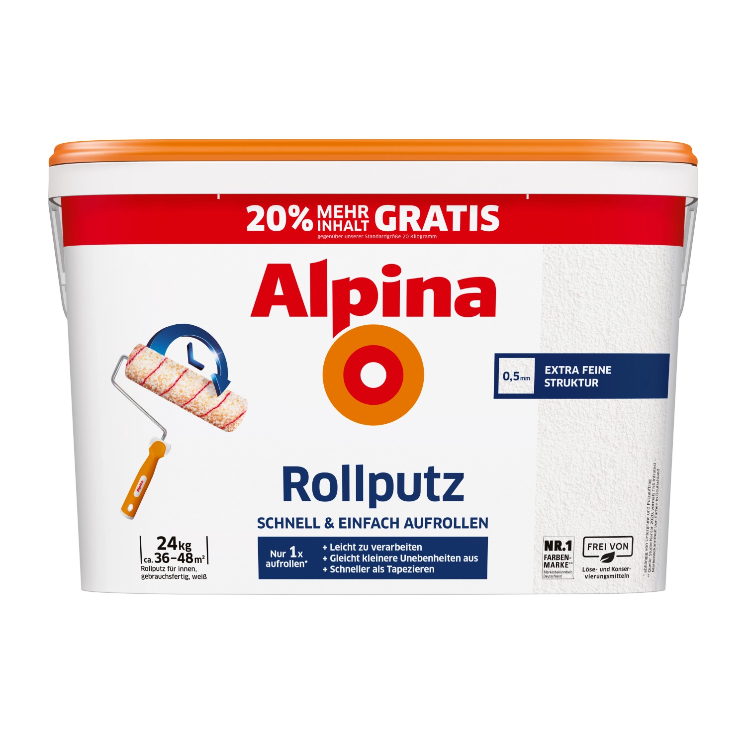 Alpina Rollputz 24 kg Weiß Matt kaufen bei OBI