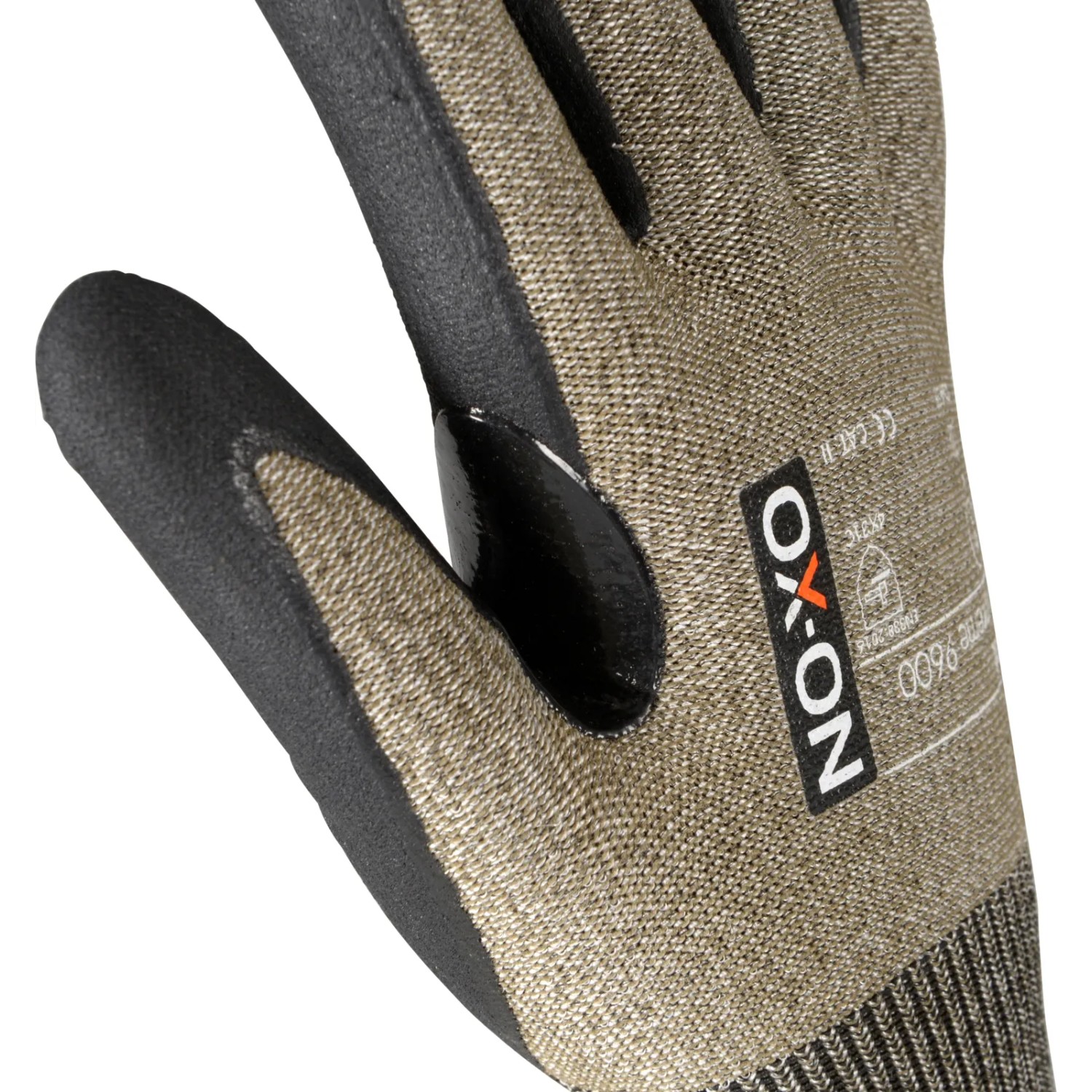 OX-ON Handschuh Cut Supreme 9600 Cut Level C Braun-Schwarz Gr. 09 ...