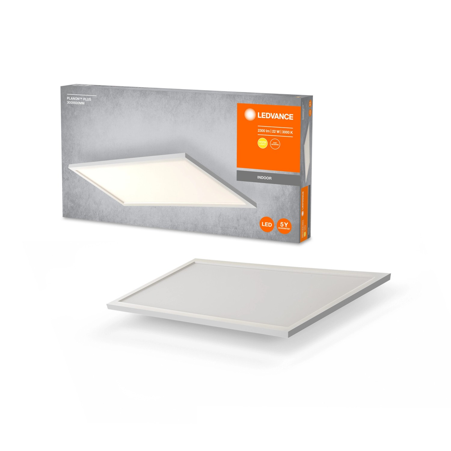 Ledvance LED-Panelleuchte Planon Plus Weiß 59,5 cm x 30 cm x 5,6 cm ...
