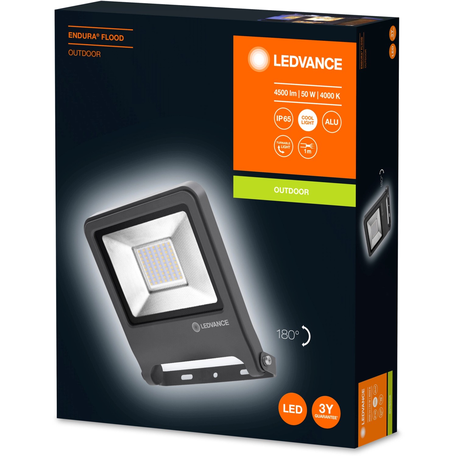 Ledvance LED-Außenleuchte Endura Flood 50 W 4000 K Dunkelgrau kaufen ...