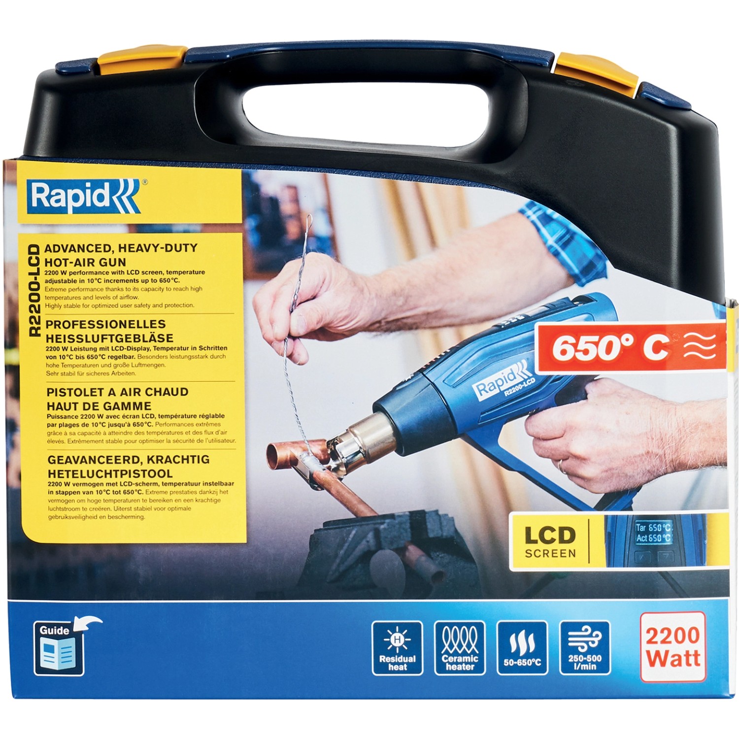 Rapid Heißluftpistole R2200-LCD im Koffer kaufen bei OBI