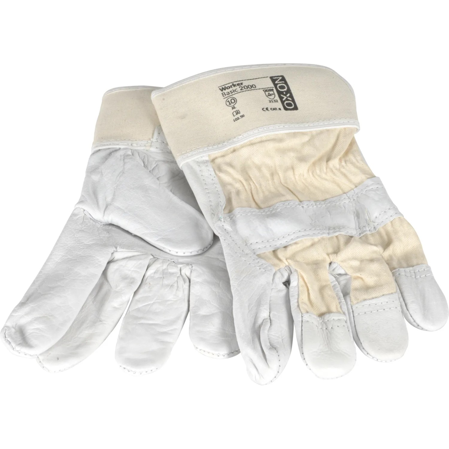 OX-ON Handschuh Worker Basic 2000 Weiß-Beige Gr. 10 kaufen bei OBI