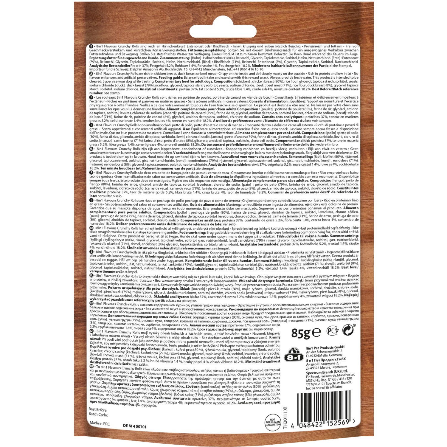 8in1 Crunchy Rolls Flavours 85 g kaufen bei OBI