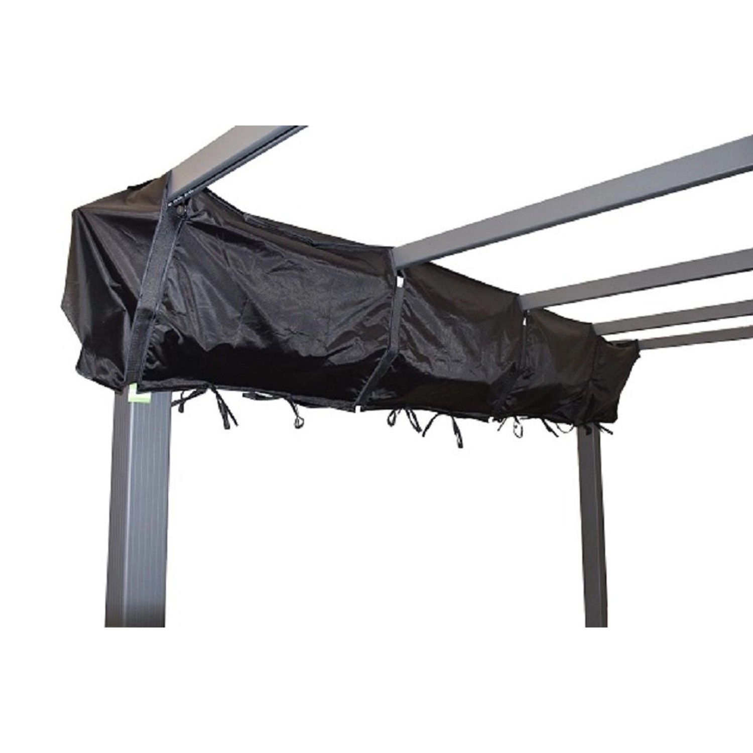 Jet-Line Abdeckplane für Pavillon Luxor 4 Meter Schutz für das Sonnendach vor Wind und Wetter