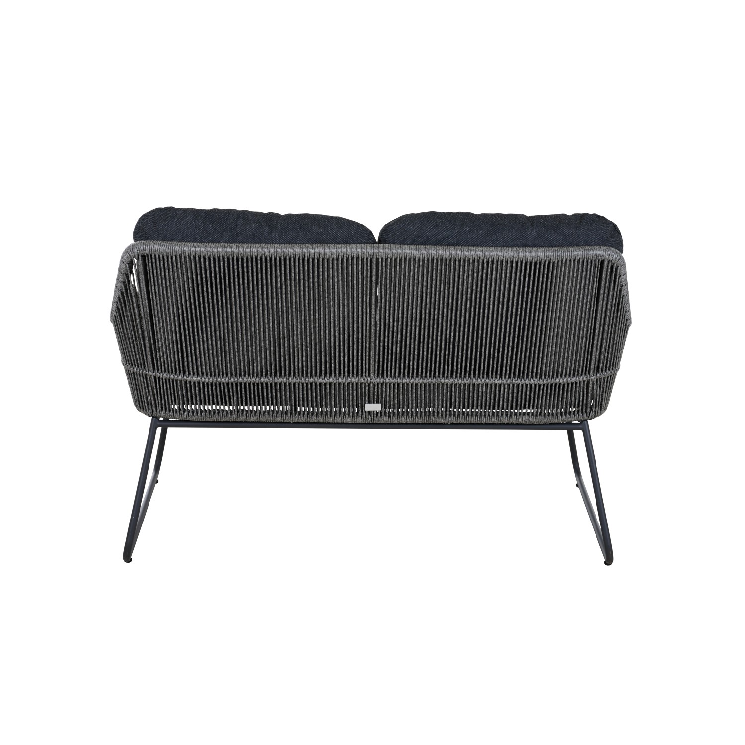 Siena Garden 2-er Diningbank Kansas 69 cm x 135 cm x 85,5 cm Grau ...