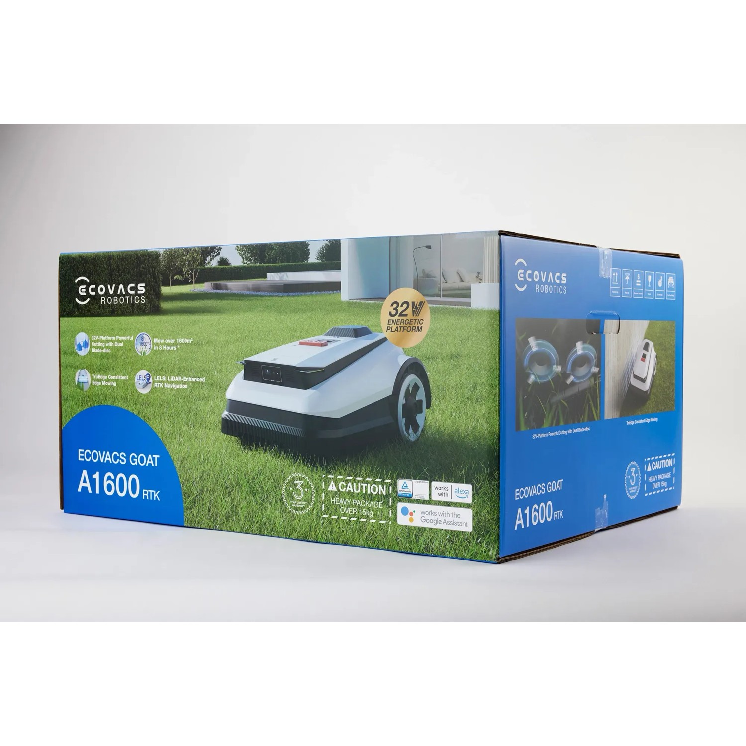 Ecovacs Mähroboter Goat A1600 RTK bis 1.600 m² ohne Begrenzungskabel ...