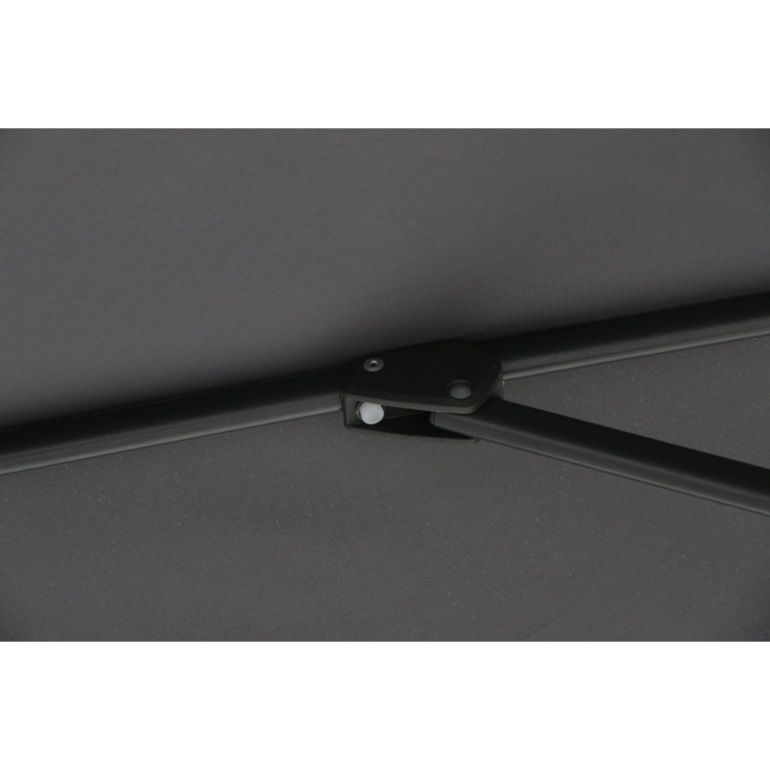 Marktschirm Honolulu Ø 300 cm Anthrazit mit Kurbel kaufen bei OBI