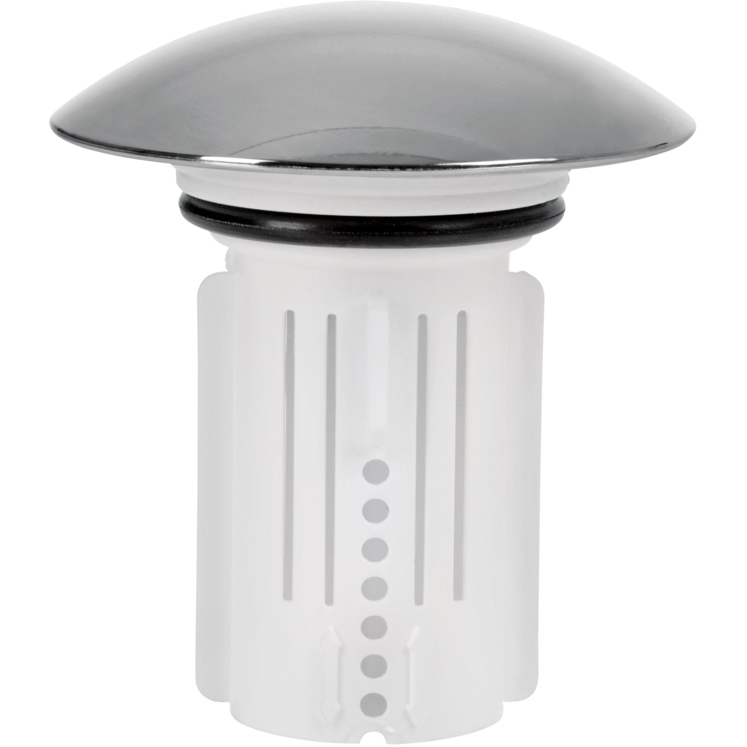 Abfluss-Fee Waschbeckenstöpsel Weiß-Chrom kaufen bei OBI