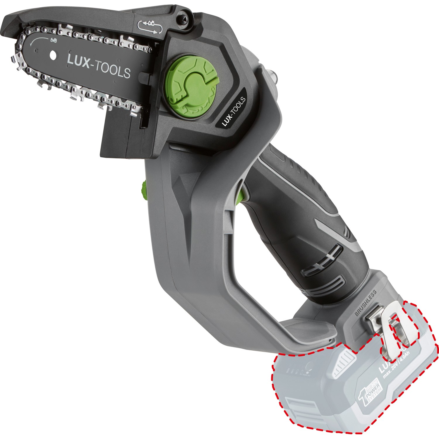 LUX-TOOLS Akku-Astsäge 1 PowerSystem A-EAS-20/154 kaufen bei OBI