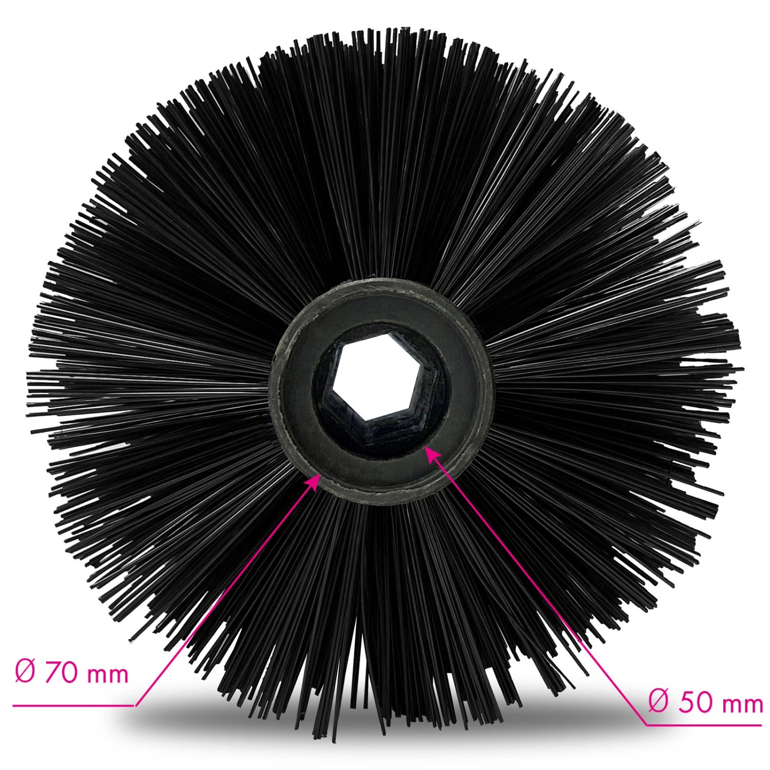EBERTH Kehrwalze für Kehrmaschine 30cm Breite 1 Seite Kehrbürste Ersatzteil kaufen bei OBI