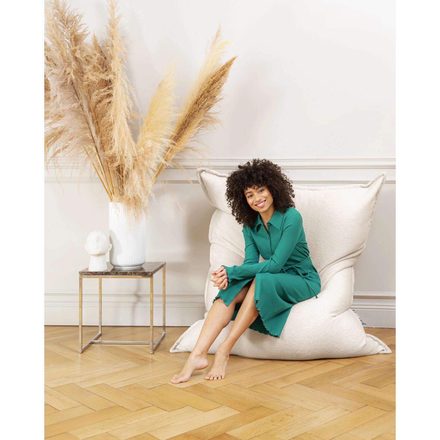 Sitting Point Sitzsack BigBag Woolly 300 l Natur kaufen bei OBI