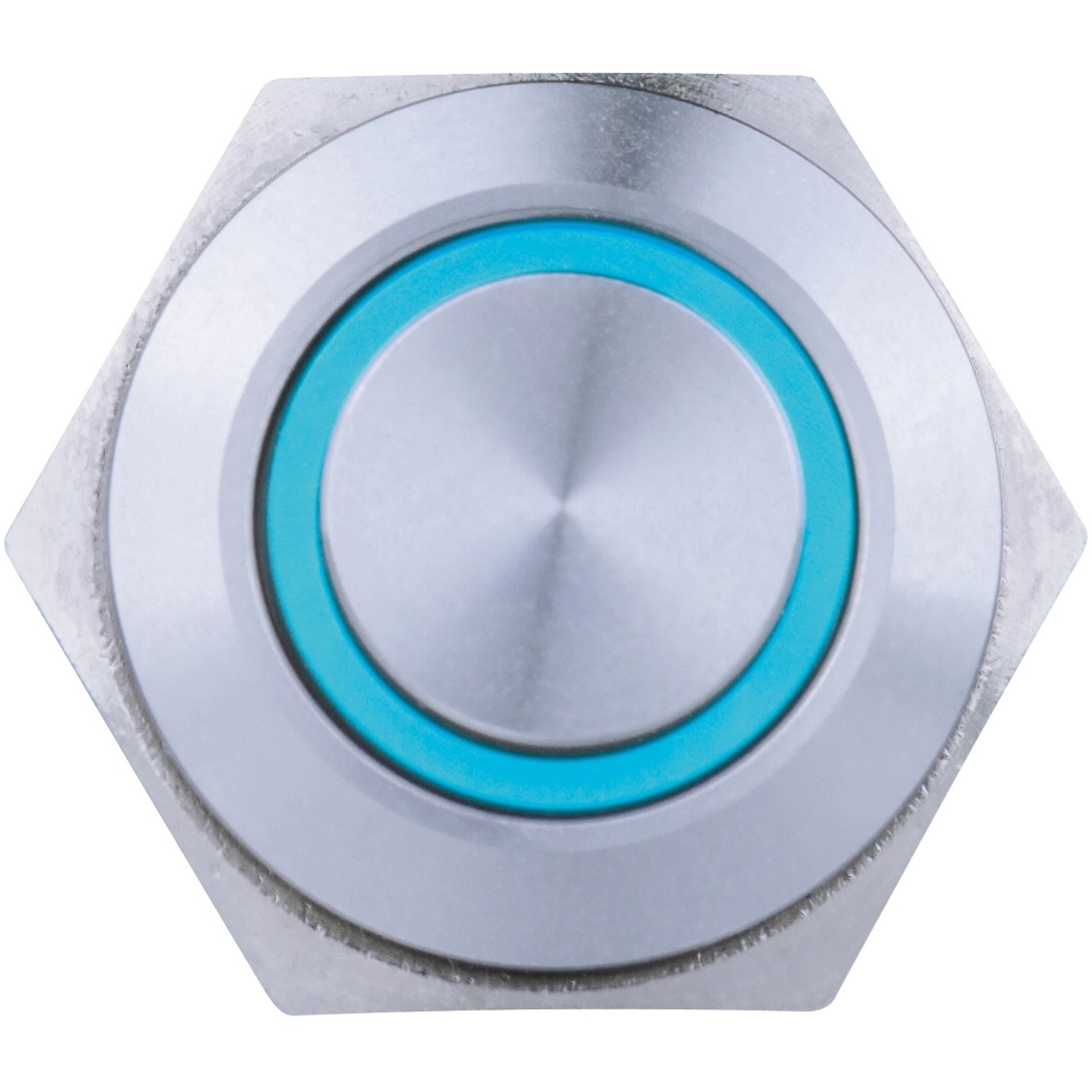 LED-Einbau-Klingelknopf Nickel Blau kaufen bei OBI