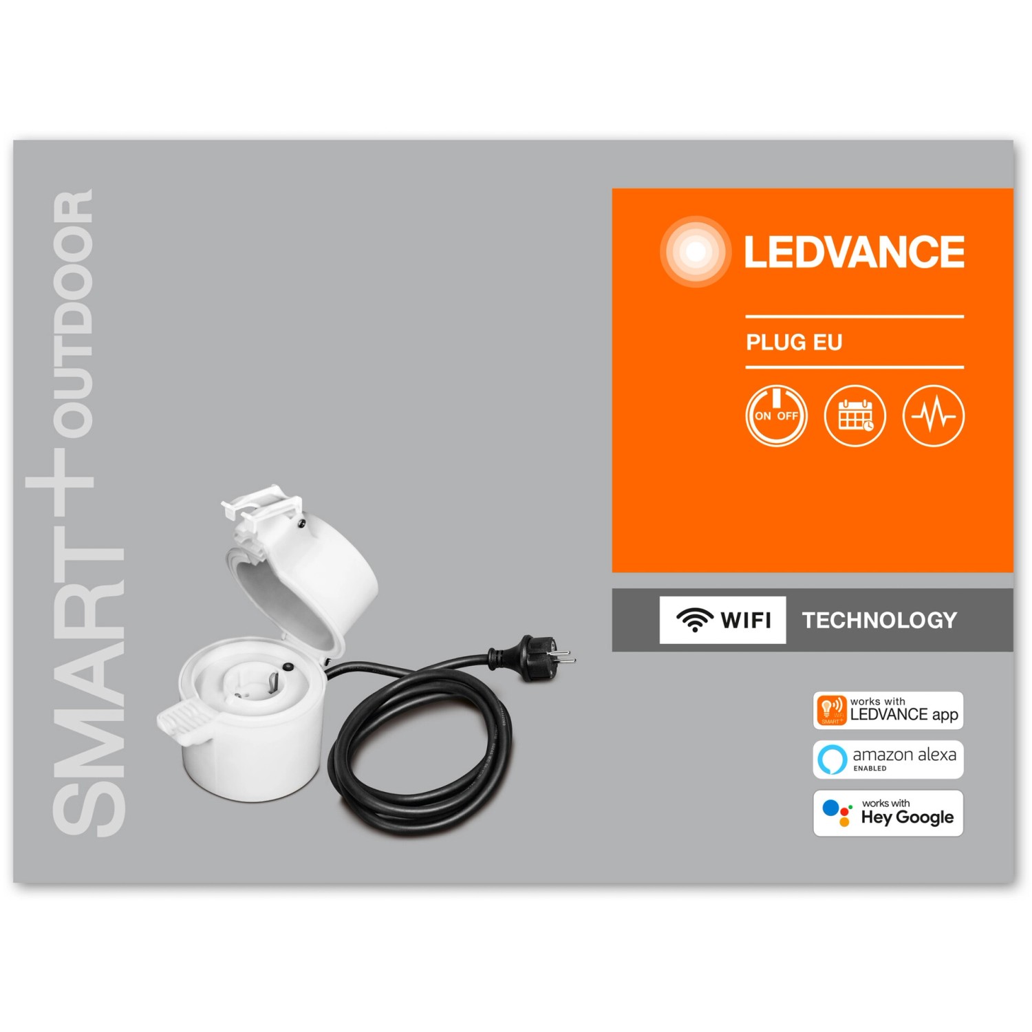Ledvance Smart Home Außensteckdose Outdoor Plug EU Weiß 11,5 cm kaufen bei OBI