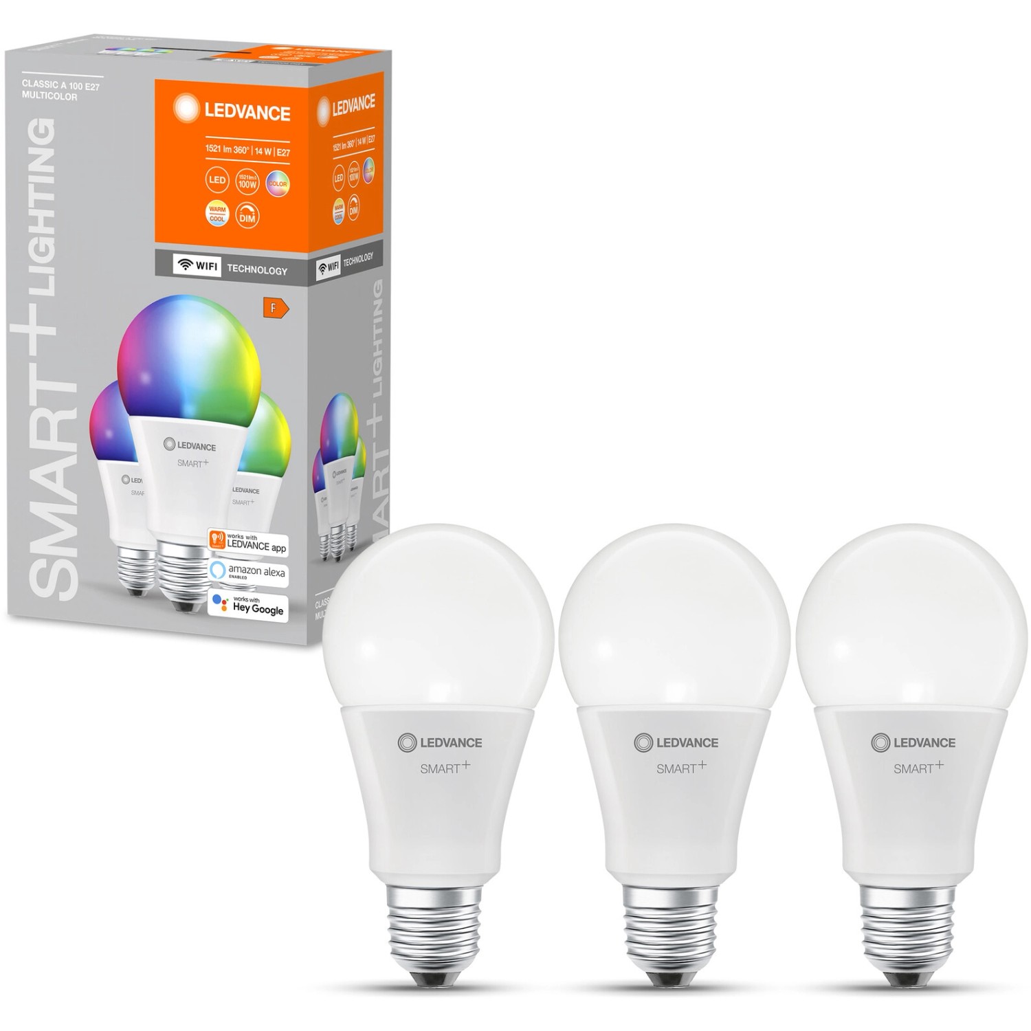 Ledvance Smart+ Leuchtmittel Wifi Classic RGBW E27/14 W Weiß kaufen bei OBI