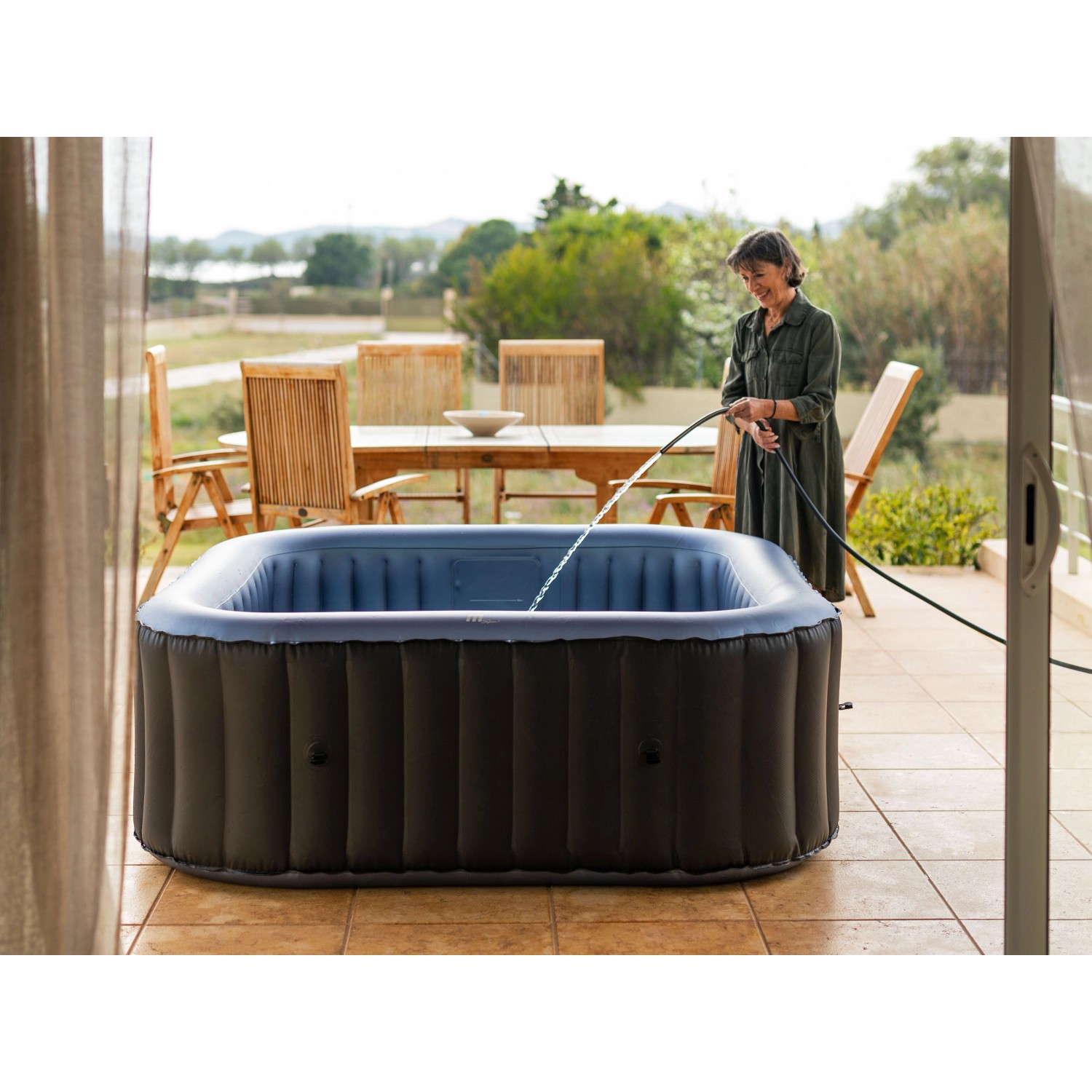 MSpa Comfort Whirlpool mit Hydromassage Tekapo AirJet kaufen bei OBI