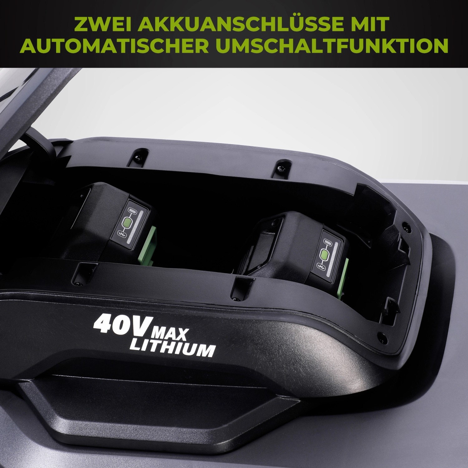 Suntek Akku-Rasenmäher 40 V Selbstfahrend inkl. 2 Akkus und Ladegerät ...