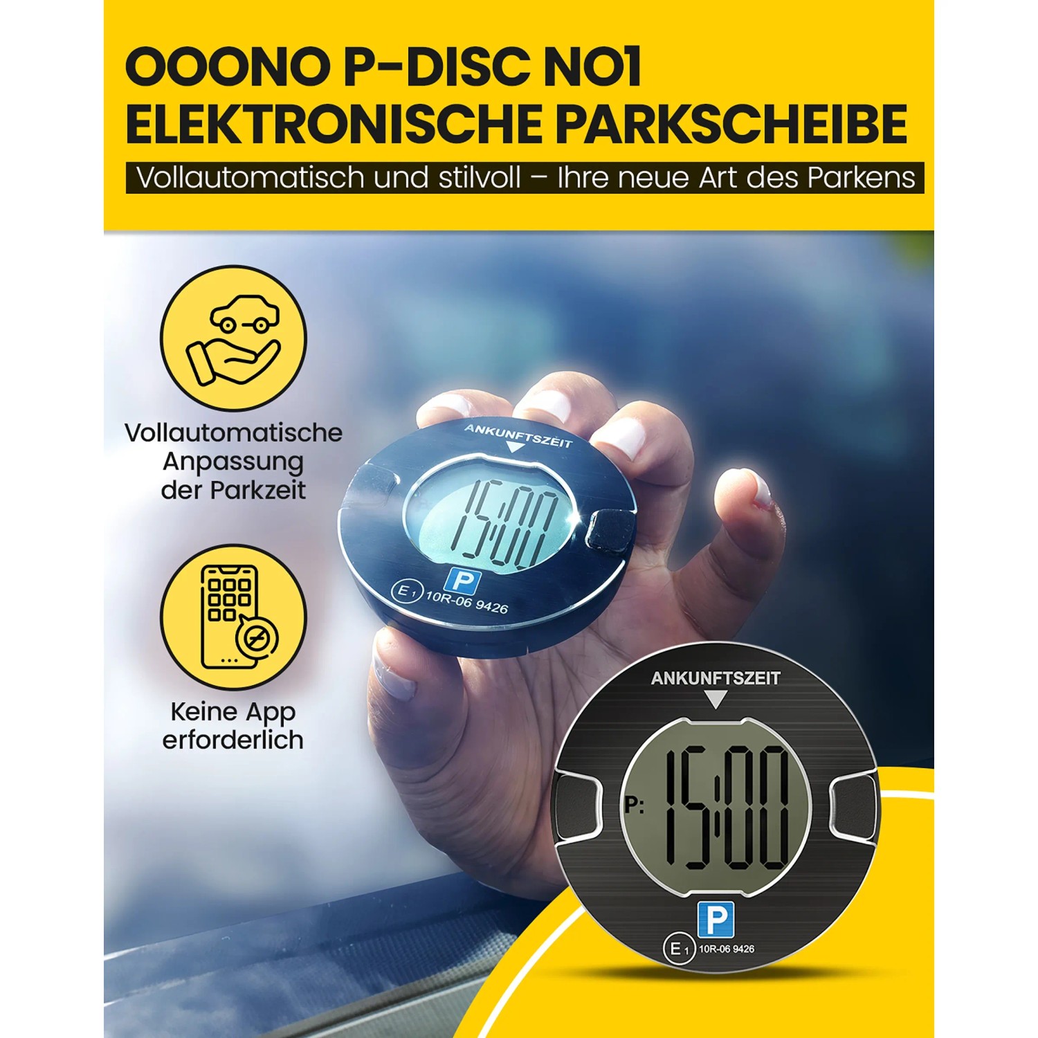 Wunderbar A T U Elektronische Parkscheibe Bild