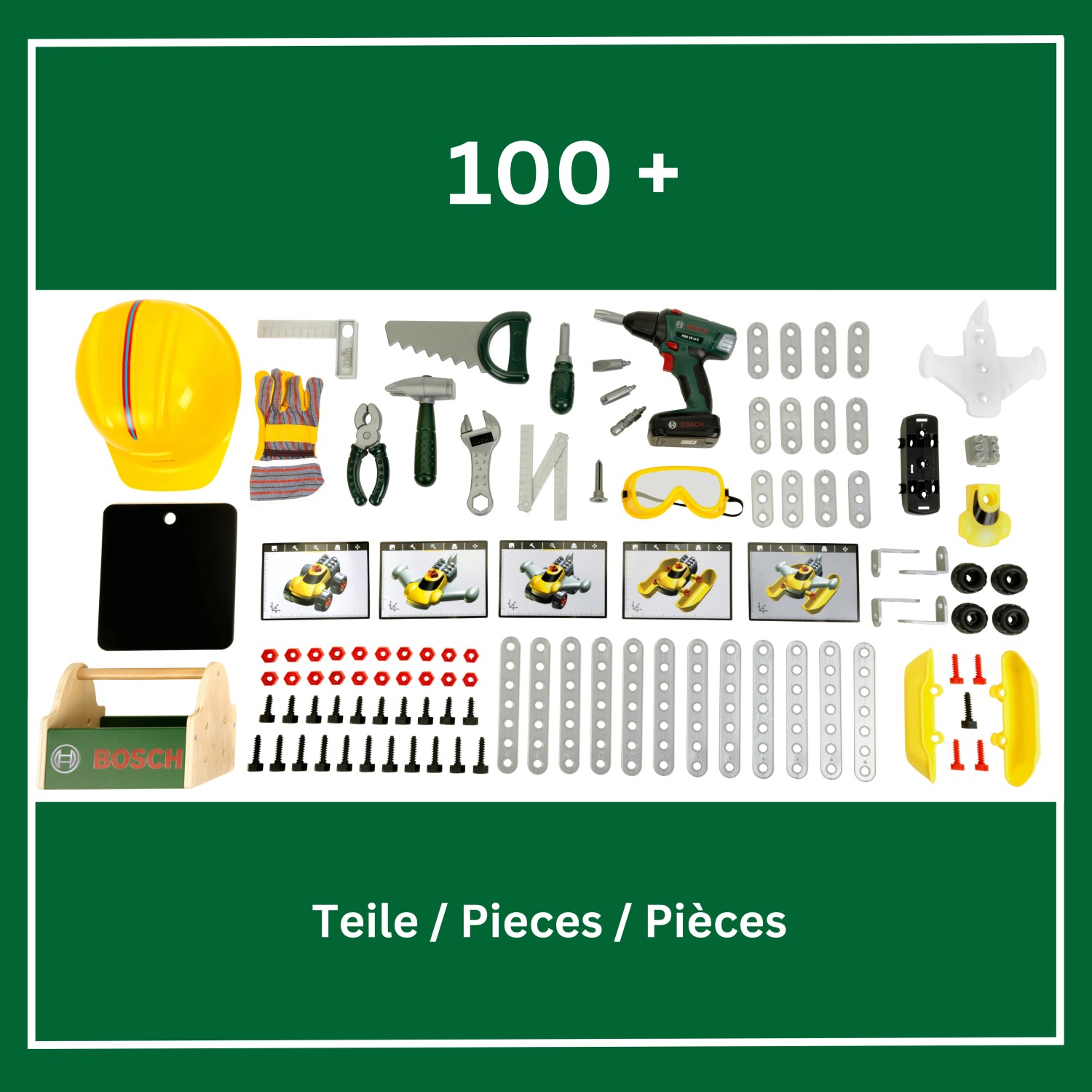 Klein Kinder-Werkbank mit Echtholzelementen Bosch Natur FSC® kaufen bei OBI