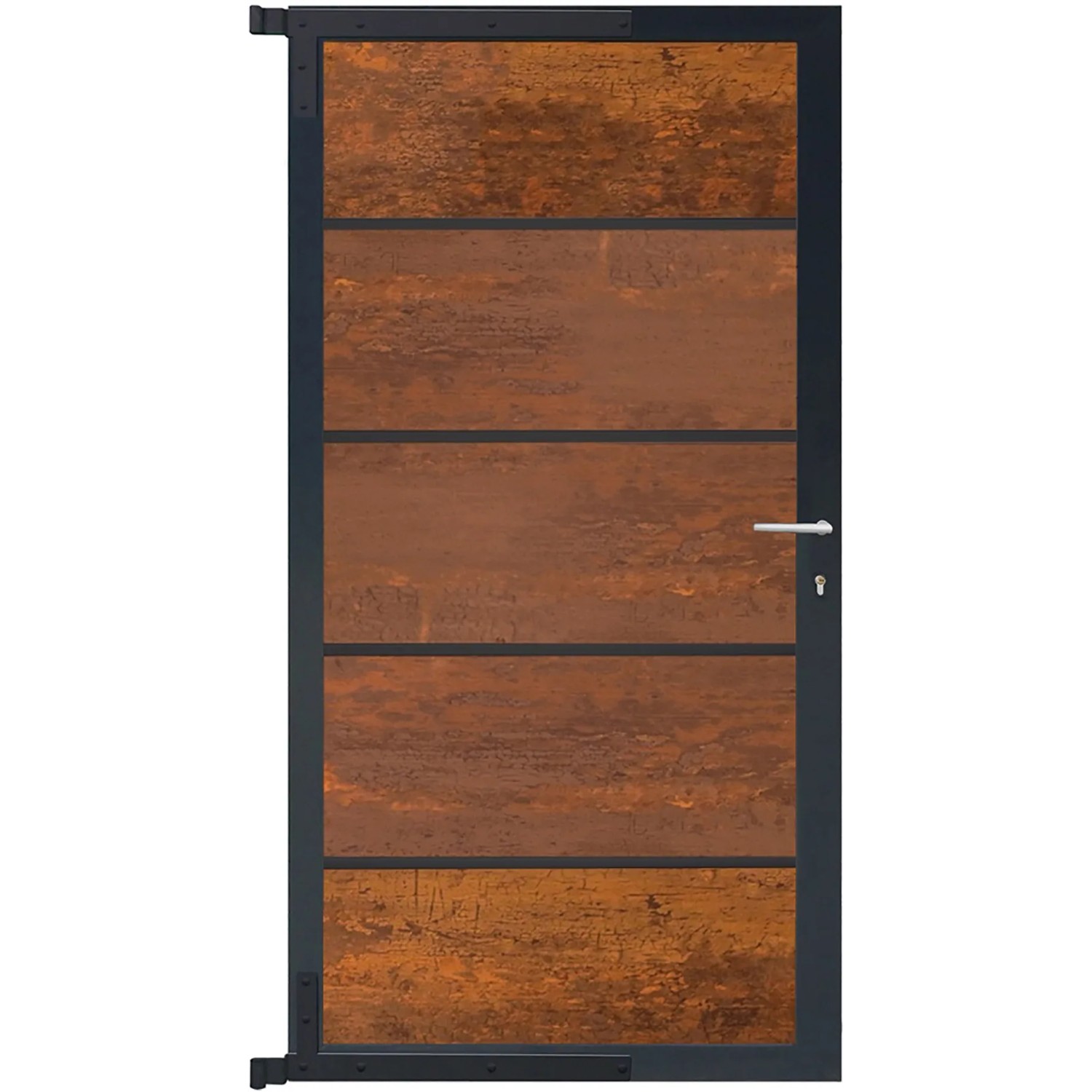 T & J Tor für Sichtschutzzaun Farö 90 cm x 175 cm Deko-Rost/Anthrazit kaufen bei OBI