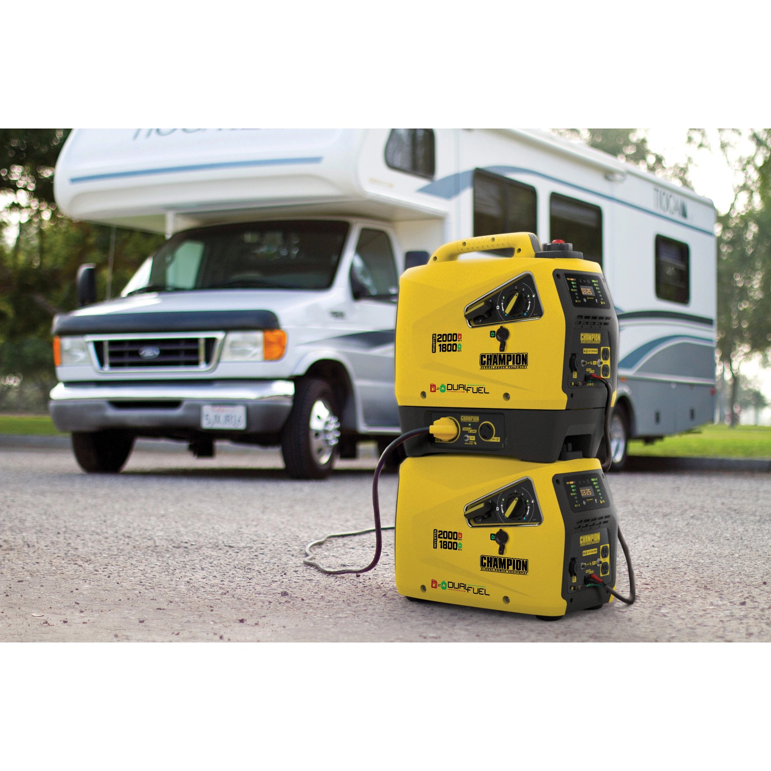 Champion Stromerzeuger Inverter 82001I-E-DF-EU DualFuel 2000 W kaufen ...