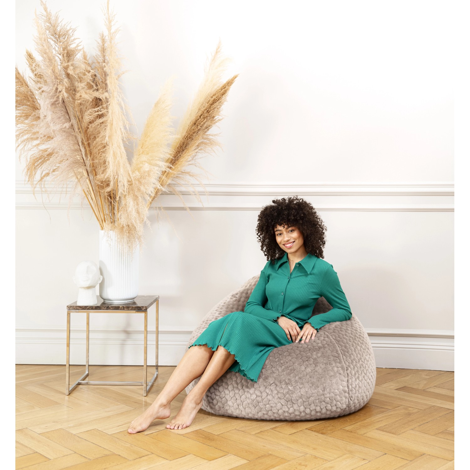 Sitting Point Sitzsack BeanBag Mink 300 l Cream kaufen bei OBI