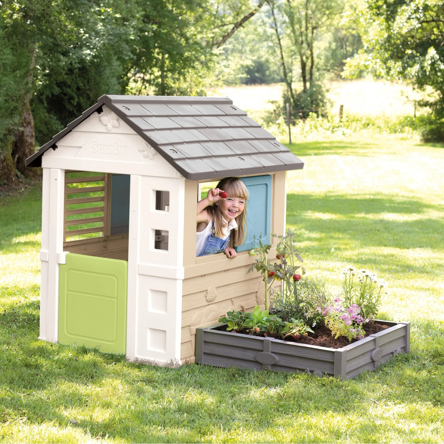Verwunderlich Garten Spielhaus Smoby Bilder