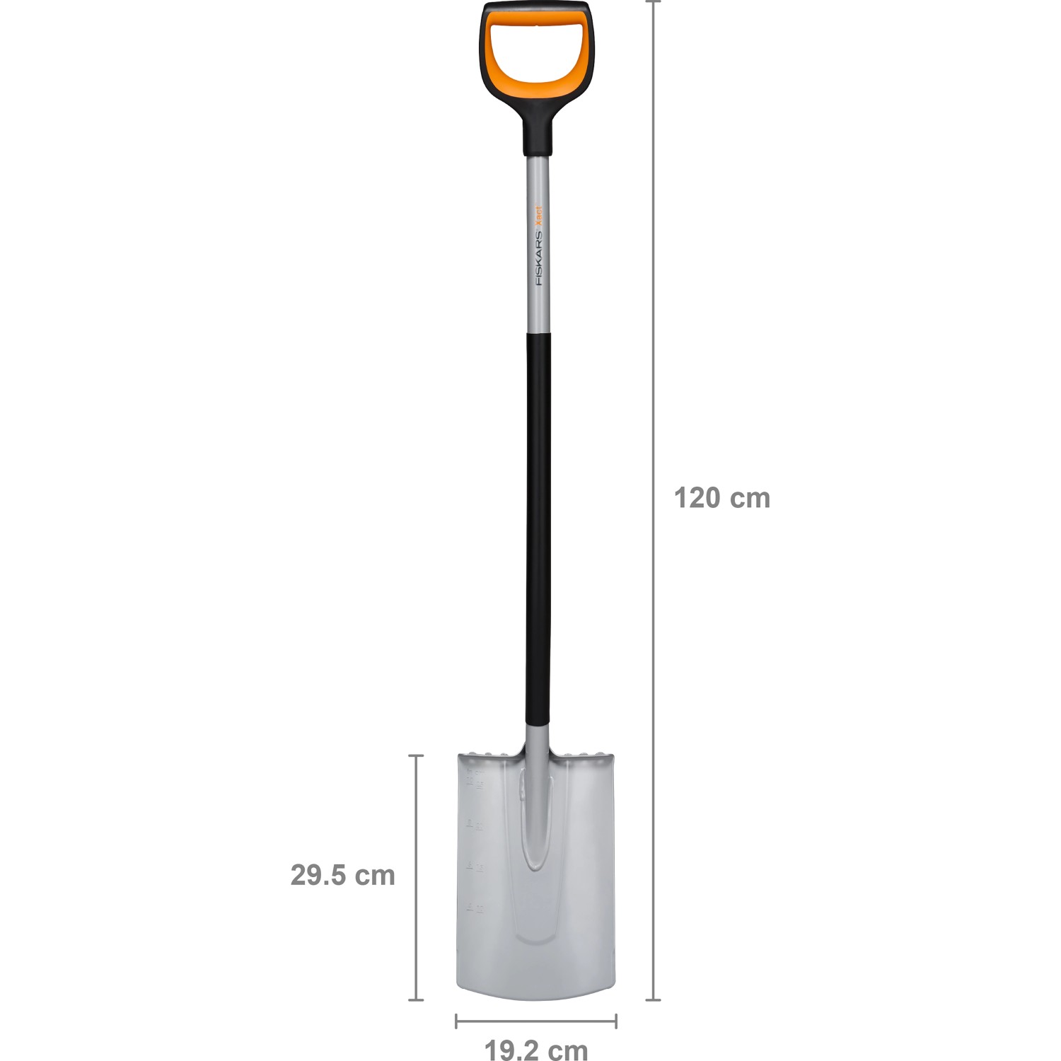 Fiskars Gärtnerspaten Xact Rund 120 cm x 19 cm x 8,9 cm kaufen bei OBI