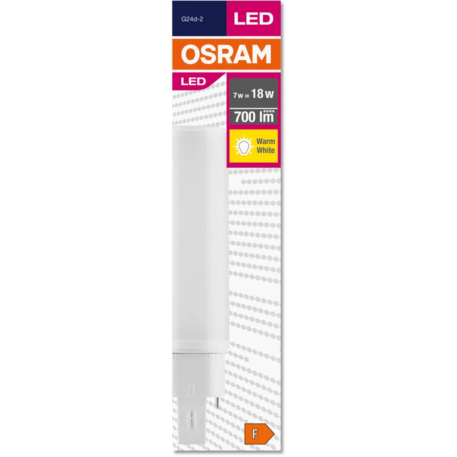 Osram LED-Leuchtmittel G24d-2 Röhrenform 7 W 700 lm 14,8 x 3,4 cm (H x ...