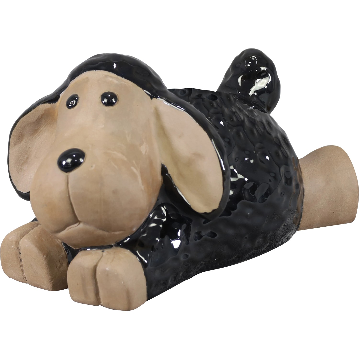 Deko-Schaf liegend aus Keramik 31 cm x 20 cm x 18 cm Schwarz kaufen bei OBI