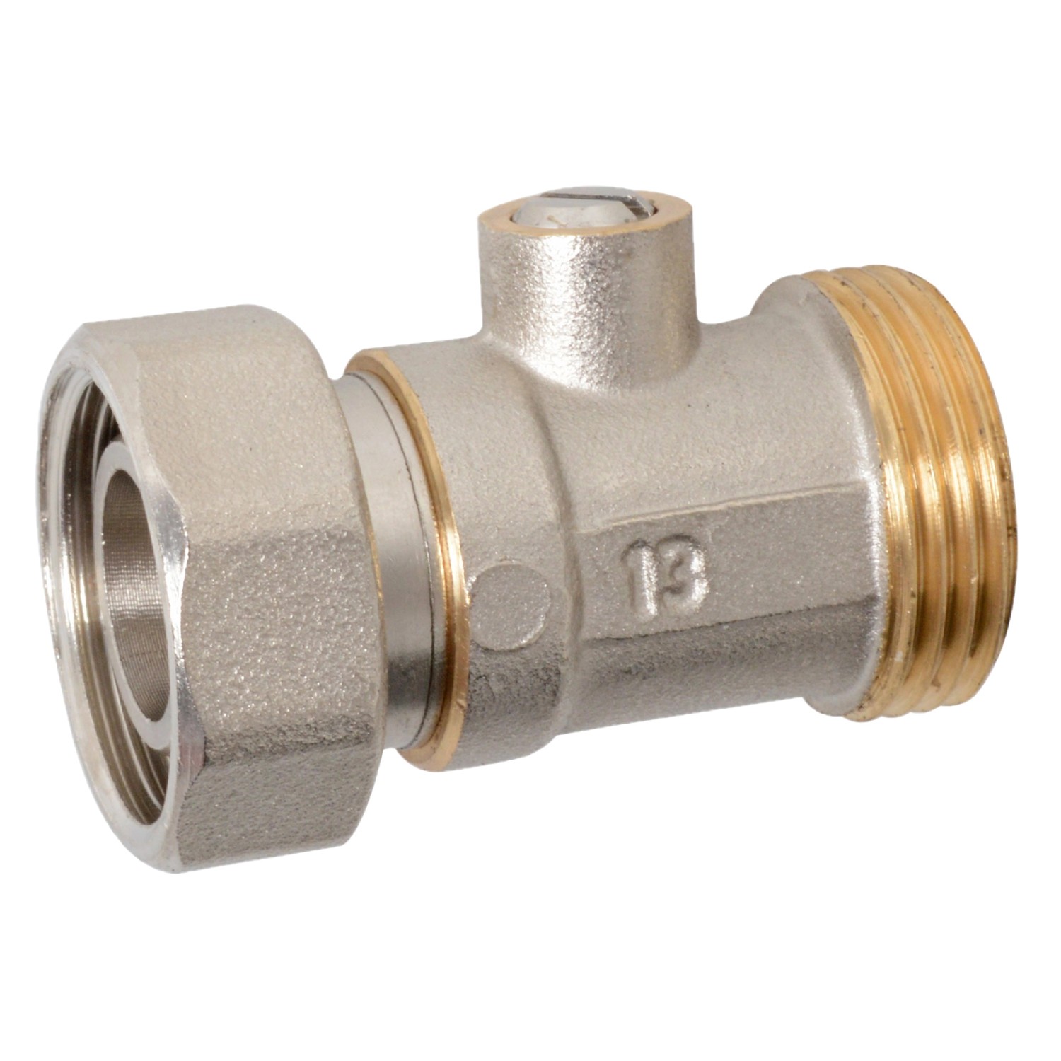 Kirchhoff Kugelhahn 3/4" Eurokonus x 24,2 mm (3/4"IG) Für Verteilerabgang Blank kaufen bei OBI