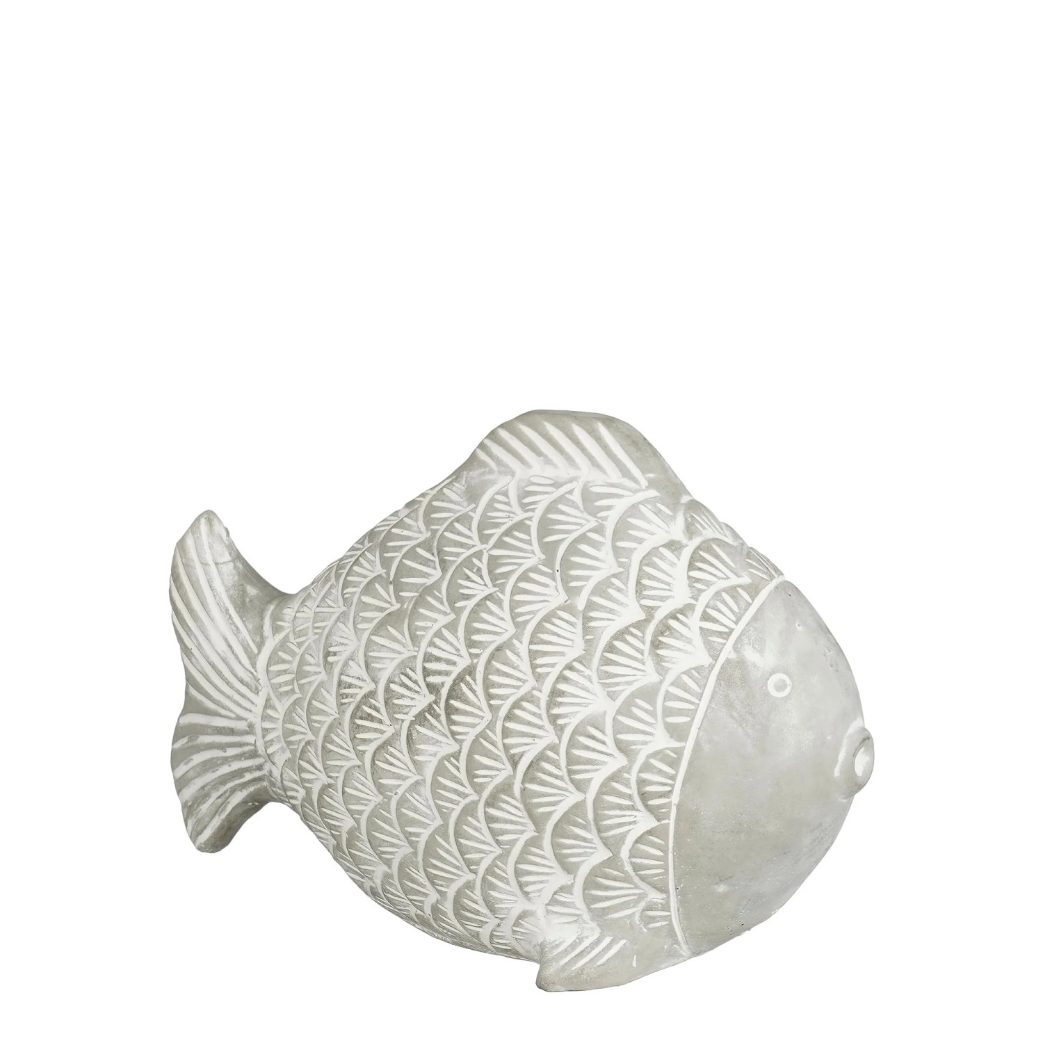 Mica Decorations Fisch Grau 21,5 x 10 x 15 cm kaufen bei OBI