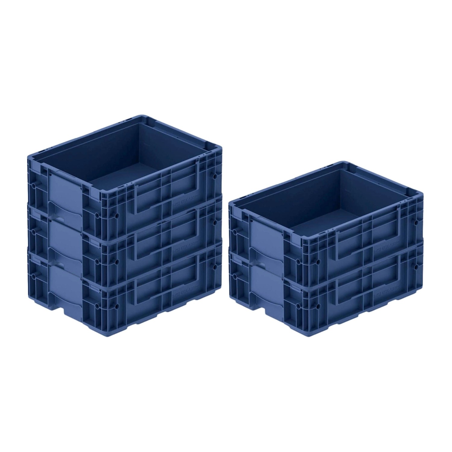 SparSet 5 x VDA KLT Kleinladungsträger Mit Verbundboden HxBxT 14,7 x 30 ...