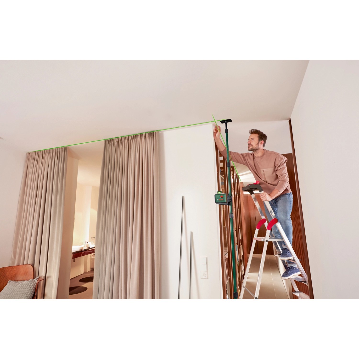 Bosch Teleskopstange TP 320 Regulierbare Höhe 106 cm - 320 cm kaufen ...