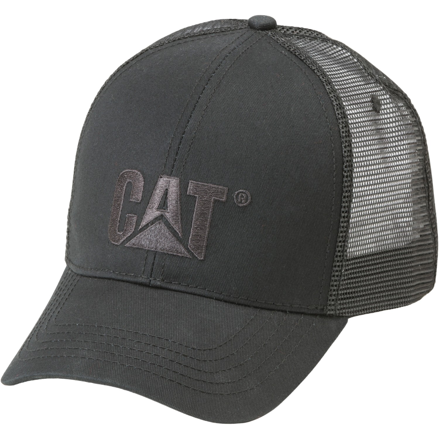 Cat Kappe Raised Logo mit Mesh-Einsatz Schwarz kaufen bei OBI