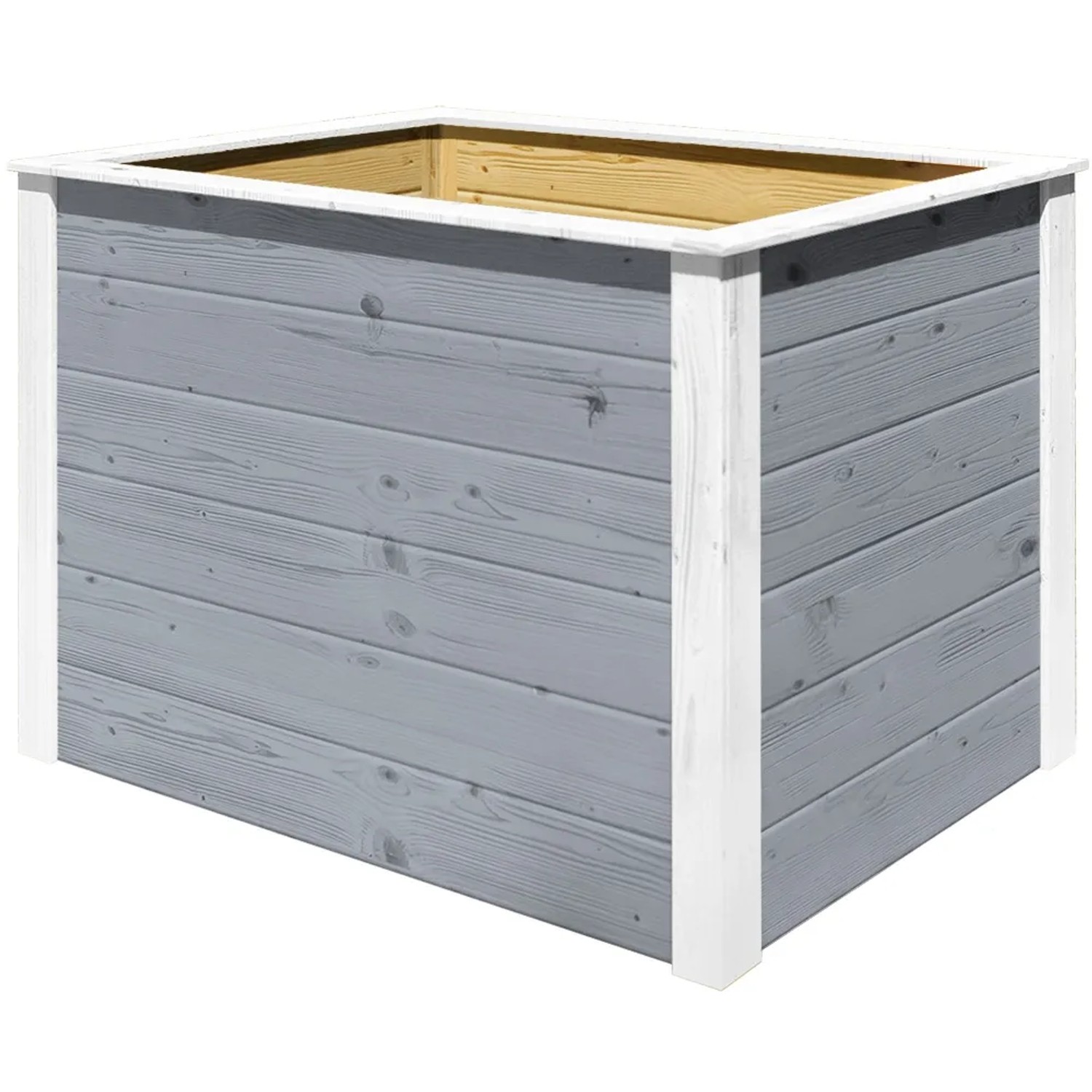 Weka Hochbeet Holz Bausatz Modular Grau 100 x 69 x 71 cm kaufen bei OBI