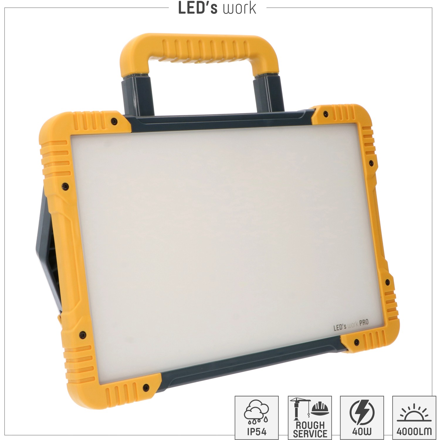 LED-Arbeitsleuchte 40 W 4300 lm 5000 K IP54 baustellentauglich kaufen bei OBI