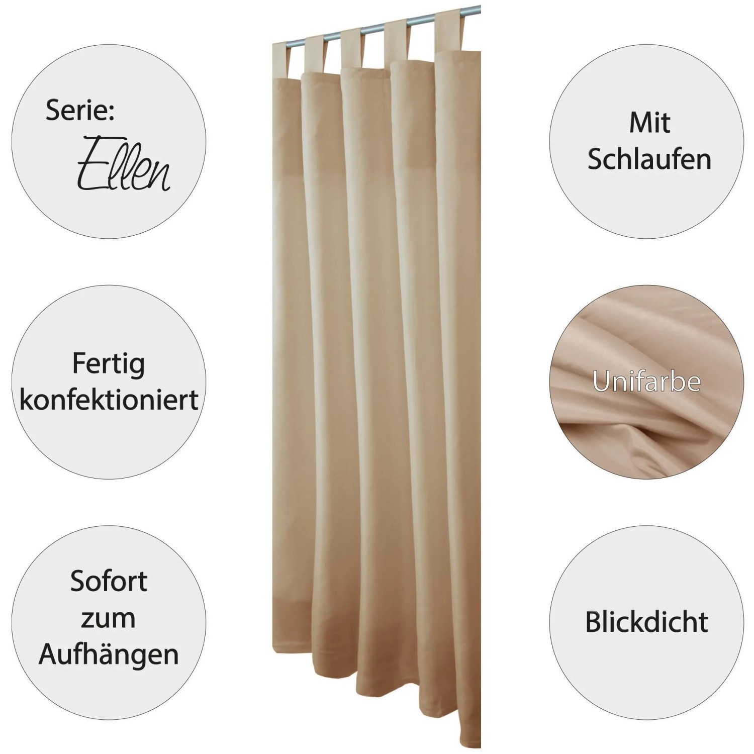 Dekoschal Mit Schlaufen